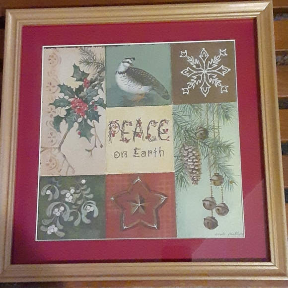 None | Wall Decor | Set Of 4 Framed Christmas Prints | Poshmark